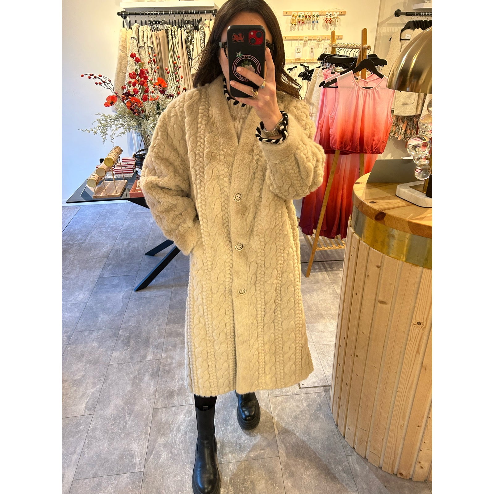 Aspen Cream Coat